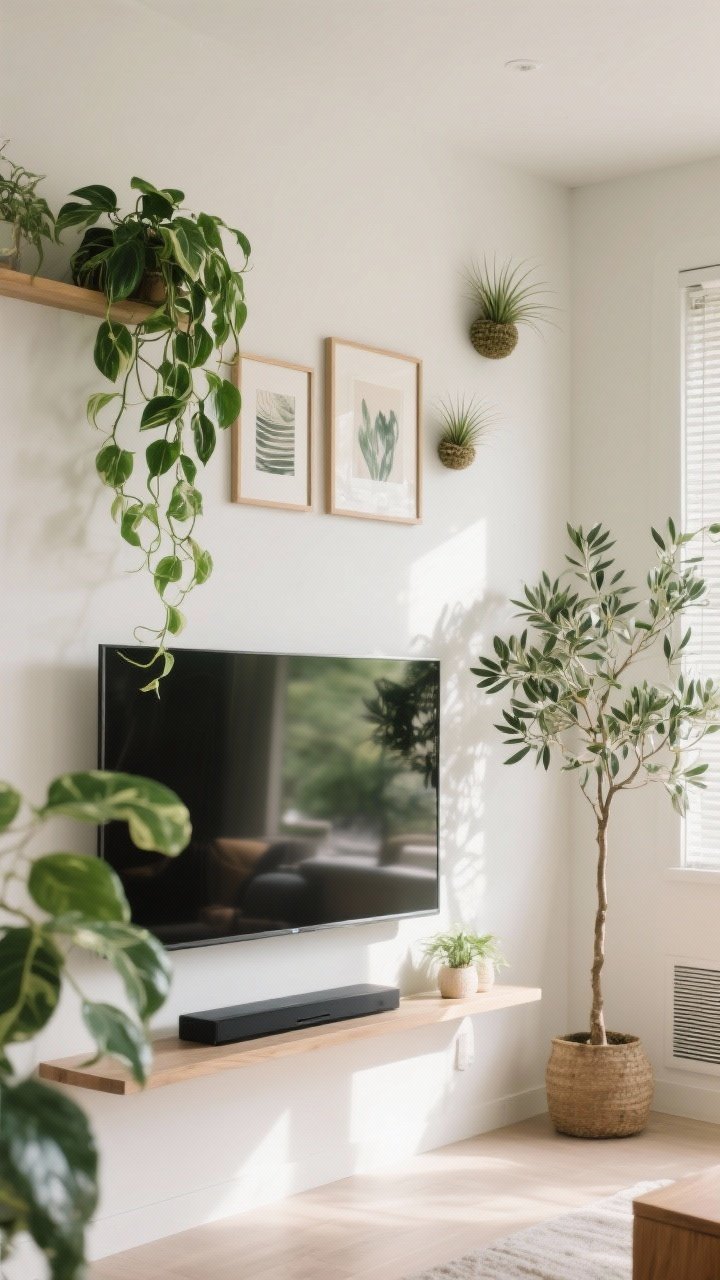12 Decor Ideas Above Tv That’ll Instantly Elevate Your Living Room ...