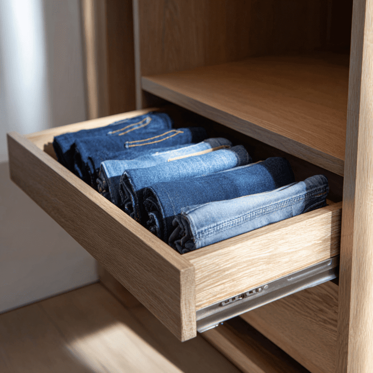 18 Jean Organization Hacks That Will Make Your Closet Look Huge ...